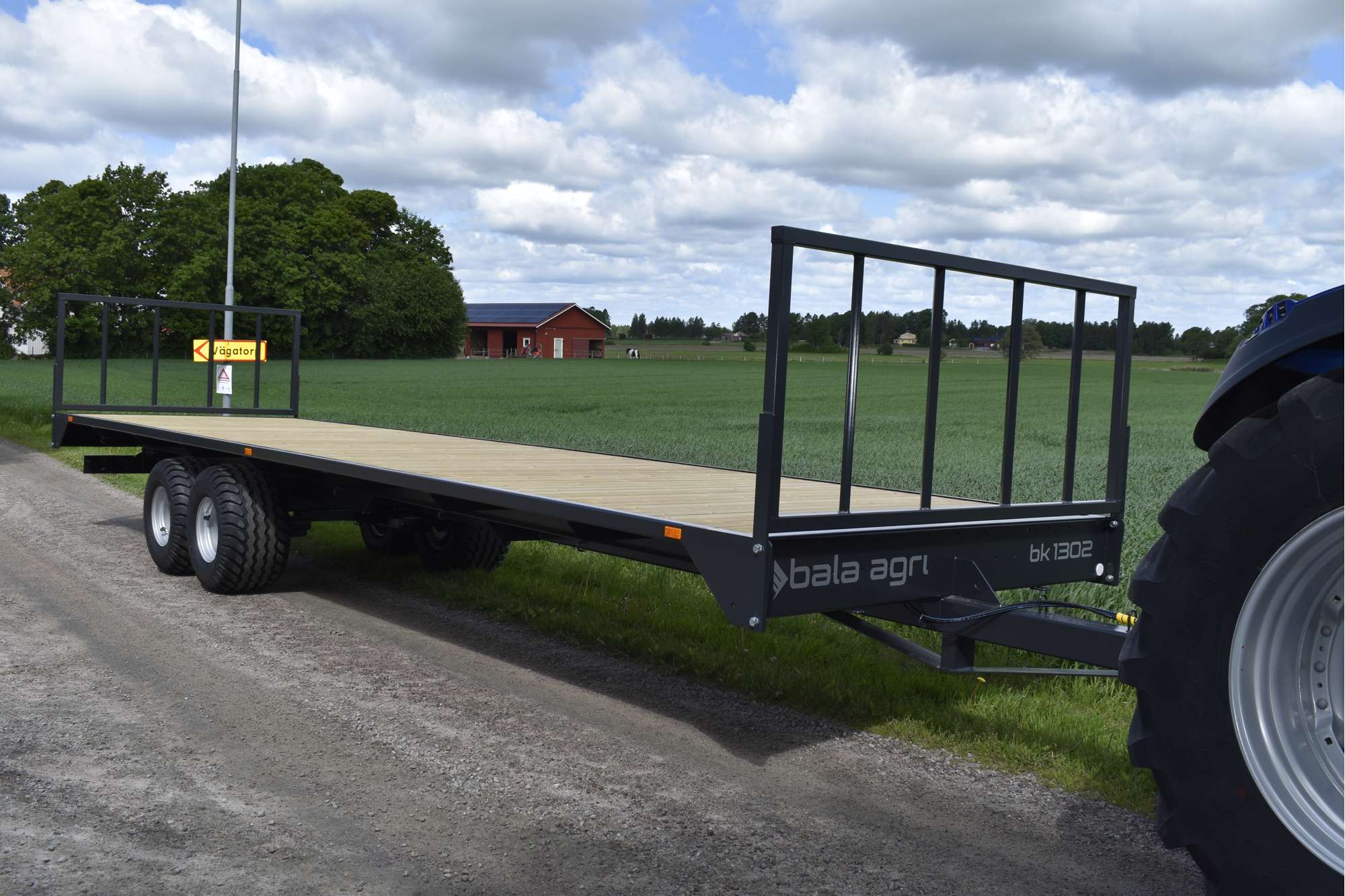 Flatbed trailer 13ton, 8 m flatbed - Bala Agri AB
